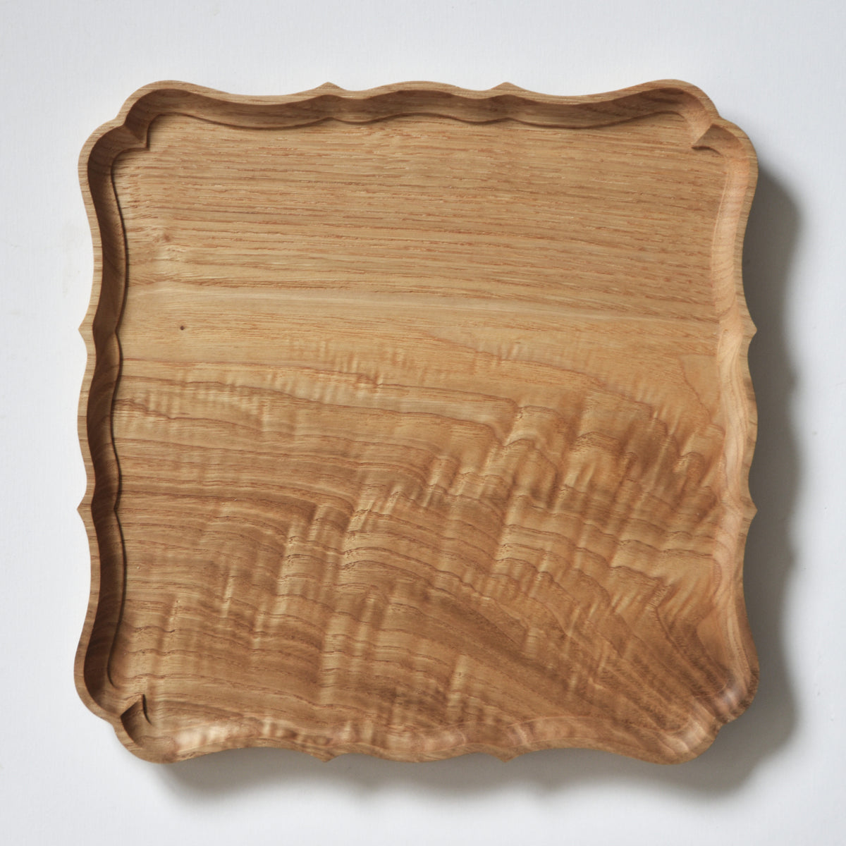 Square tray"Ryouka", chestnut – kiwaha-tea